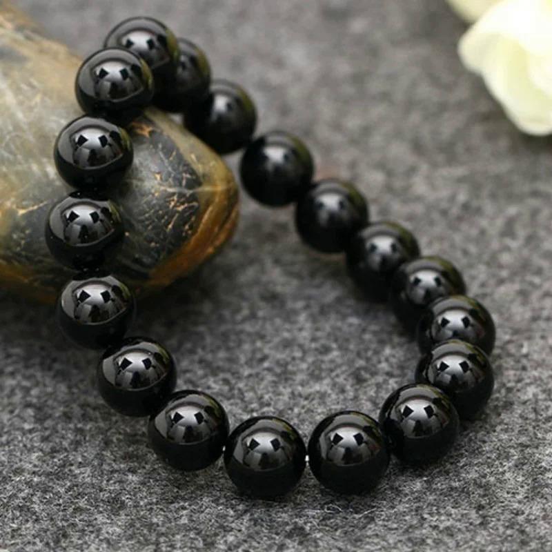 Gelang Turmalin Hitam, Batu Alamiah, Manik Batu, Gelang Tenaga ...