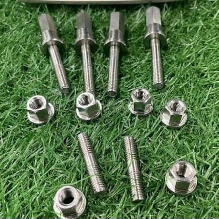 Y125Z / RXZ 5 IN 1stainless steel CNC set v1/v2 (M8)( head nut - TikTok ...