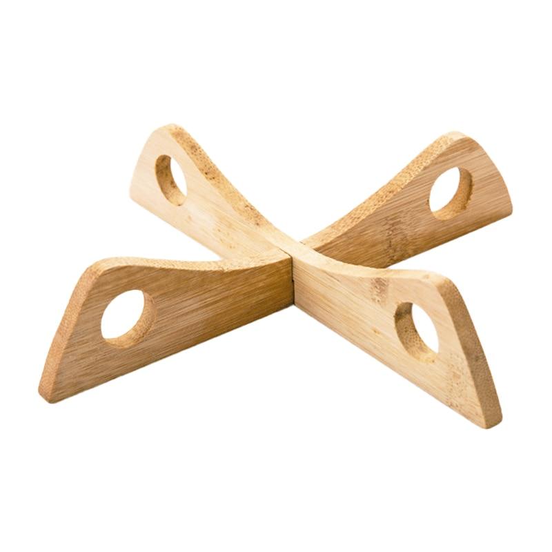 Cross Tray Holder Wooden Removable Table Mat Anti-Heat Steam - TikTok ...