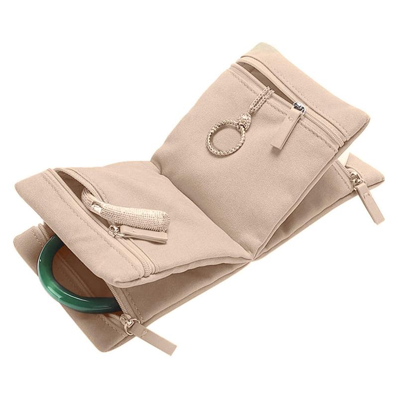 Soft Jewelry Bag Compact Bracelet Case Travel Small Jewelry Pouch For ...