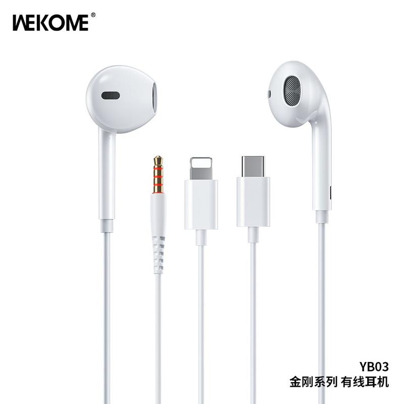 Wekome YB03 Kinkong Earphone 3.5mm / Type-C / Type-L Superio - TikTok ...