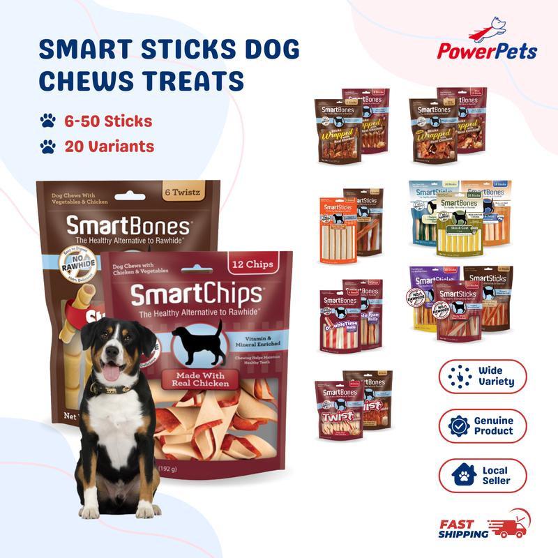 Smartbones Chewing Sticks Smart Twist Wrapped Double Time Rolls ...