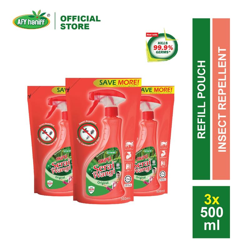 500ml Serai Wangi Refill Pouch SWiPEL Afy Haniff Isian Semul - TikTok ...