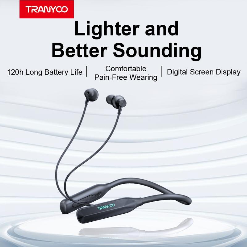 TRANYOO M28 Bluetooth headset wireless sports neckband earbuds - TikTok ...