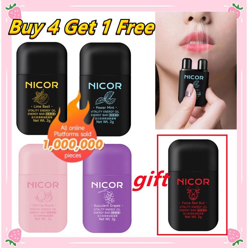 5Pcs Nicor Nasal Inhaler Stick Energy Double-hole Refreshing - TikTok ...