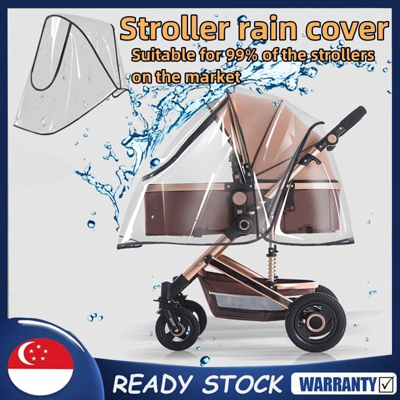 SG[READY STOCK] Universal Baby Stroller Pram Rain Cover Waterproof ...