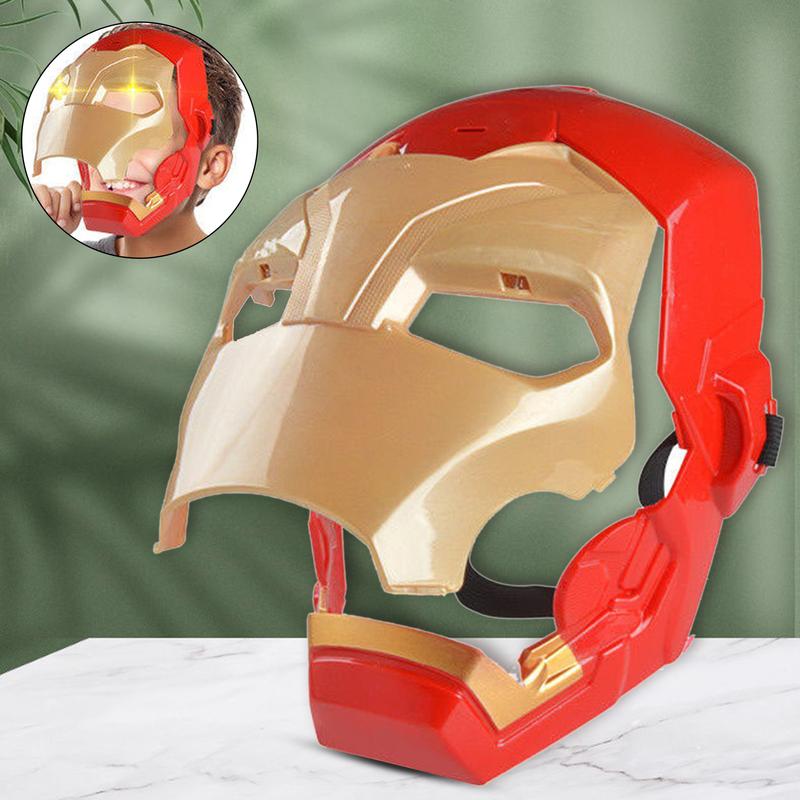 Kf.Q-Lighting Effect Festival Masque Sounding Plastic Iron Man - TikTok Shop Singapore