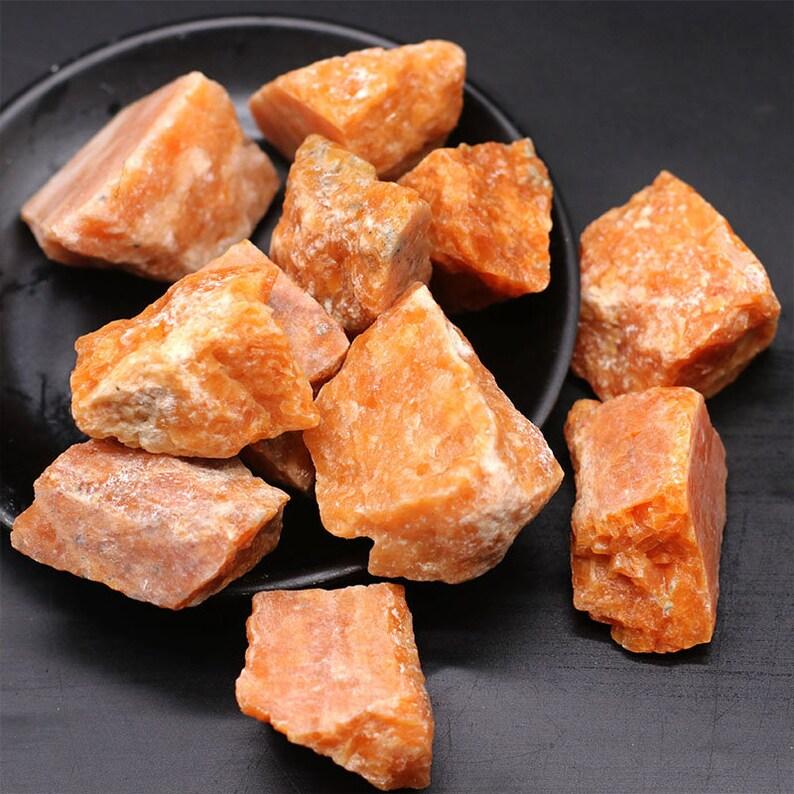 raw sunstone crystal - raw sunstone stone - rough sunstone - - TikTok ...