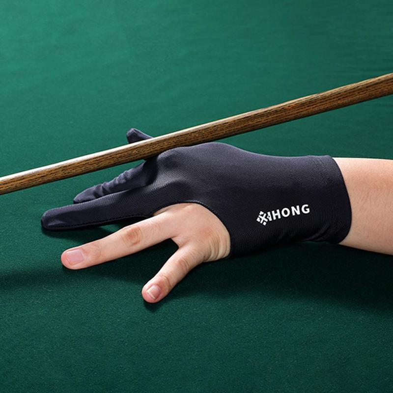 Left Hand Three Finger Billiards Glove Snooker Billiard Glov - TikTok ...