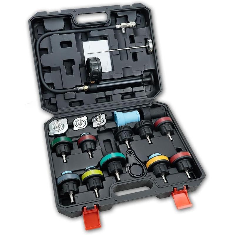 Radiator and Coolant Pressure Tester Kit – Engine Cooling System ...