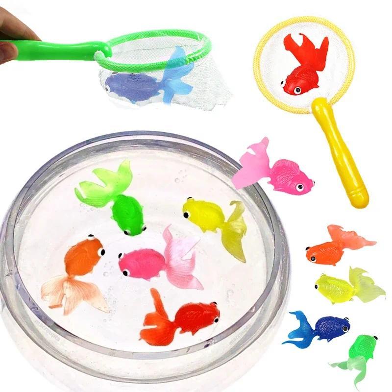 Children's Water Toy Soft Rubber Goldfish Set - TikTok Shop Singapore