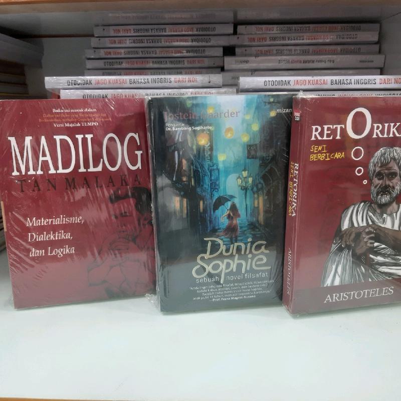 PAKET 3 BUKU MADILOG DUNIA SOPHIE RETORIKA Soft Cover - Shop | Tokopedia