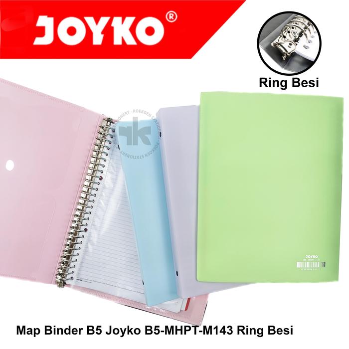 Jual Joyko Map Binder B5 Polos Pastel B5-MHPT-M143 Ring Besi - Kota ...