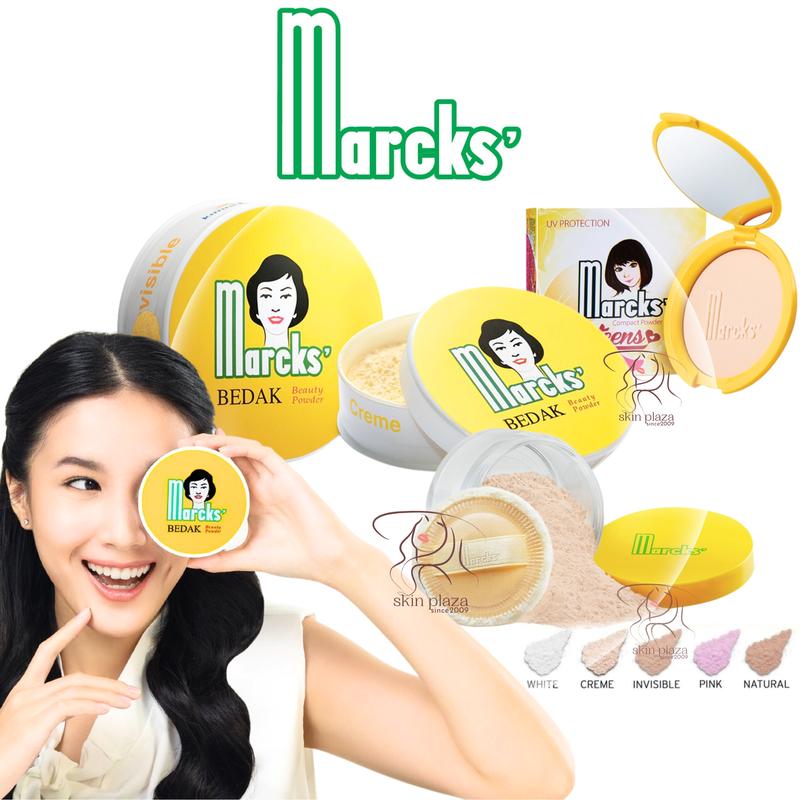 [2pcs] MARCKS Bedak Tabur Beauty Powder 40gr Bundle BPOM - Shop | Tokopedia