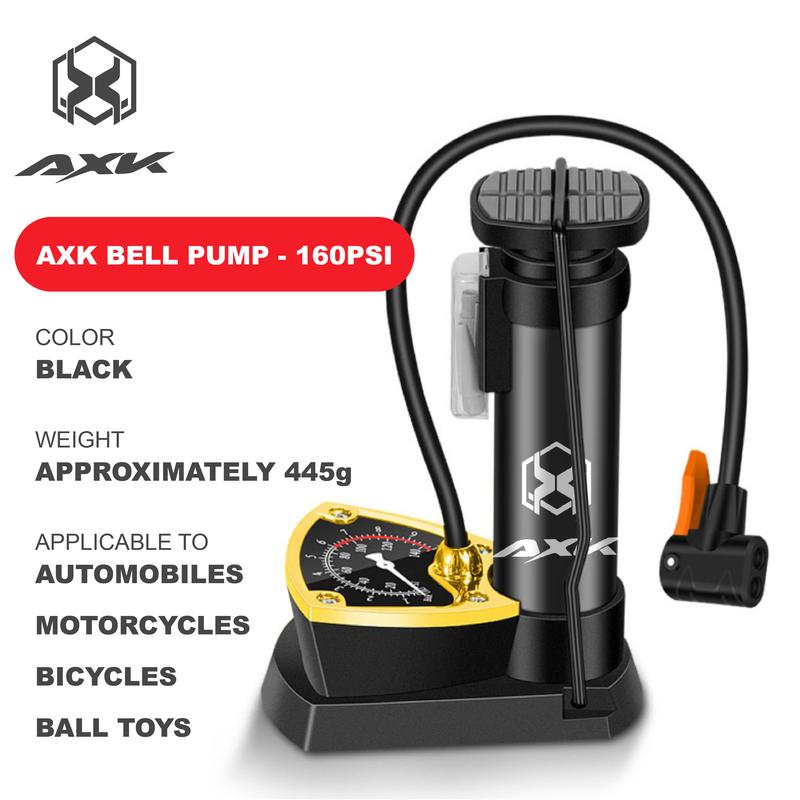 High Pressure Portable Pedal Inflator Bicycle Air Pump Automobile ...