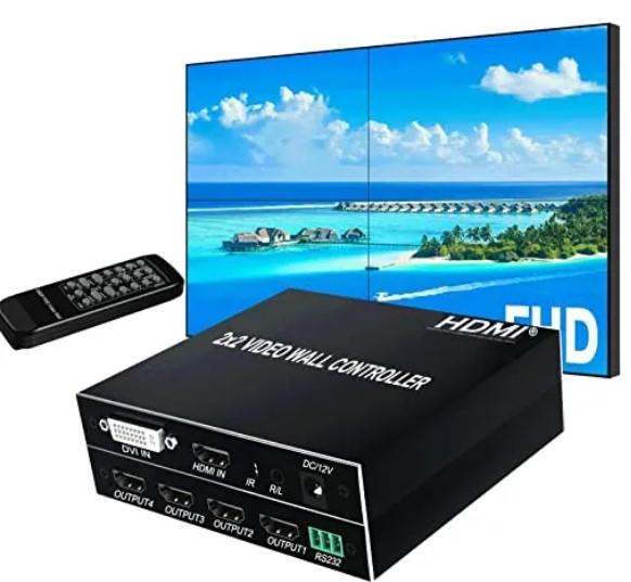 2X2 HDMI Video Wall Controller 1080P Output TV Wall Processor, - TikTok ...