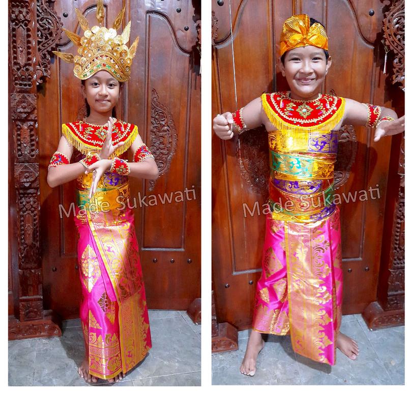 Set Kostum pakaian tari bali badong bulat busana adat bali - Shop ...
