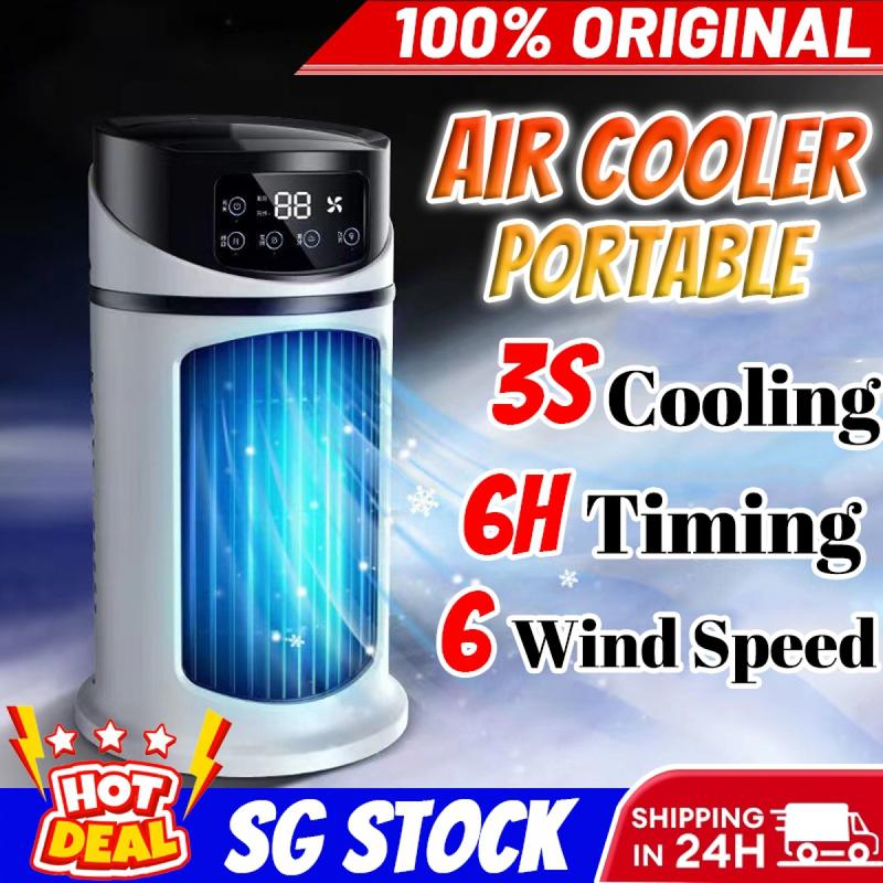 SG [READY STOCK] 3 IN1 Strong Air Cooler Portable Cooler Fan - TikTok ...