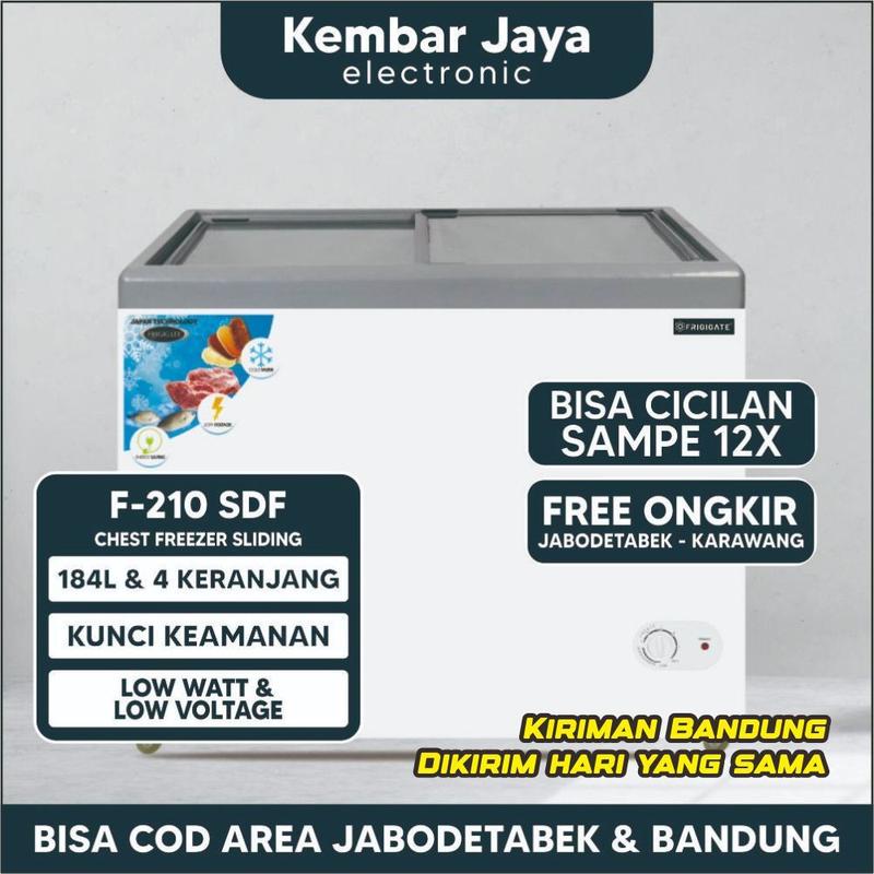 Chest Freezer FRIGIGATE Type F 210 SDF 200 Liter Pembeku / Maspion UFH ...
