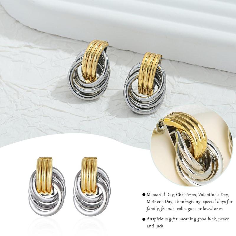 Anting-anting Simpul Bulat, Anting-anting Berpintal Geometrik, Anting ...