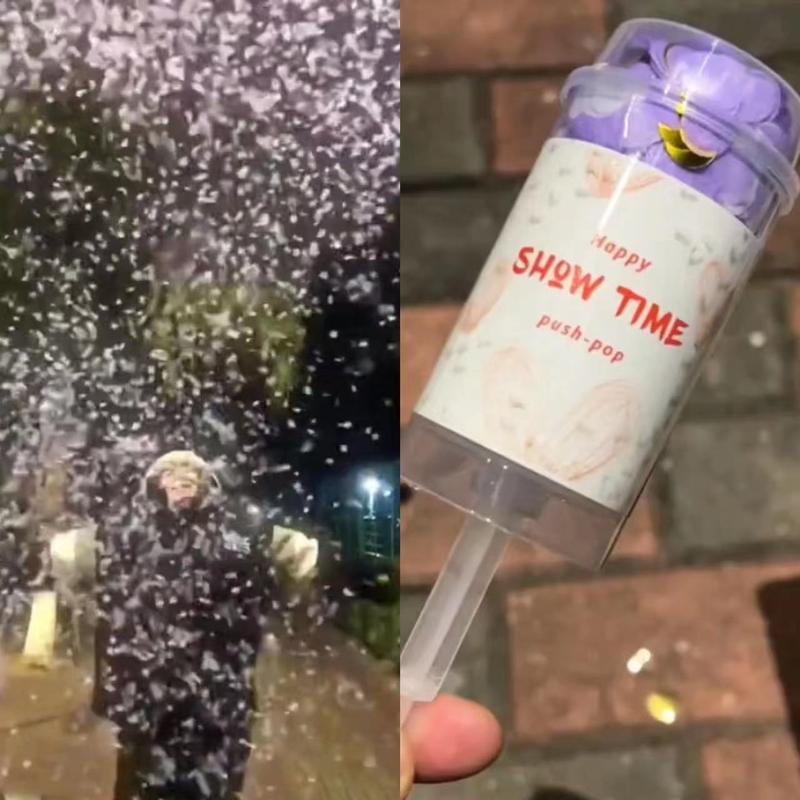 Tiub Bunga Api Kecil, Alat Peraga Hujan Kelopak, Bunga Pop Tolak ...