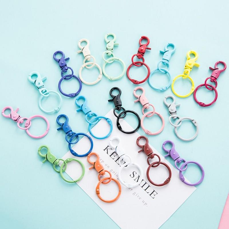 Durable Candy Color Lobster Clasp Hooks Keyring Clip Hook Snap - TikTok ...