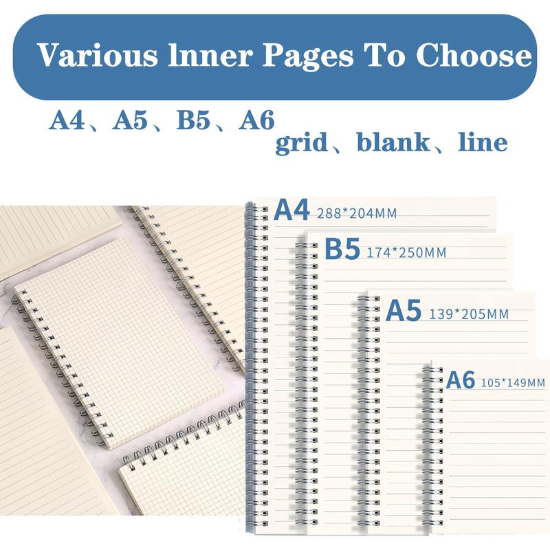A4 B5 A5 A6 Notebook PP Cover Thick 80 Sheets notebook Meta - TikTok ...