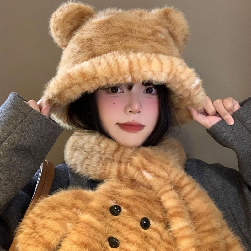 Fashion Soft Warm Earmuff Scarf Leopard Subculture Y2K Earmuff - TikTok ...