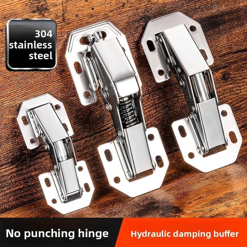Load-bearing thickened silent hinges One piece of fixed stainless ...