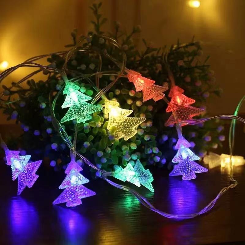 JHD 6.5M 30 Led 8 Lighting Mode Solar Christmas tree lighting - TikTok ...