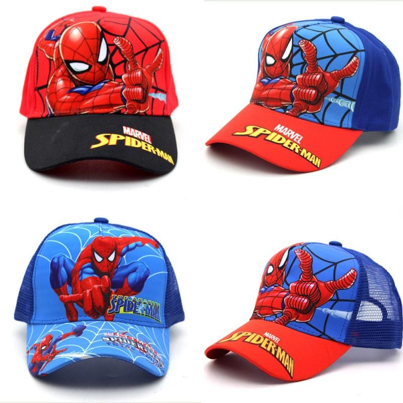 Topi Besbol Kanak-kanak, Topi Popular, Bercetak Kartun Spider-Man ...