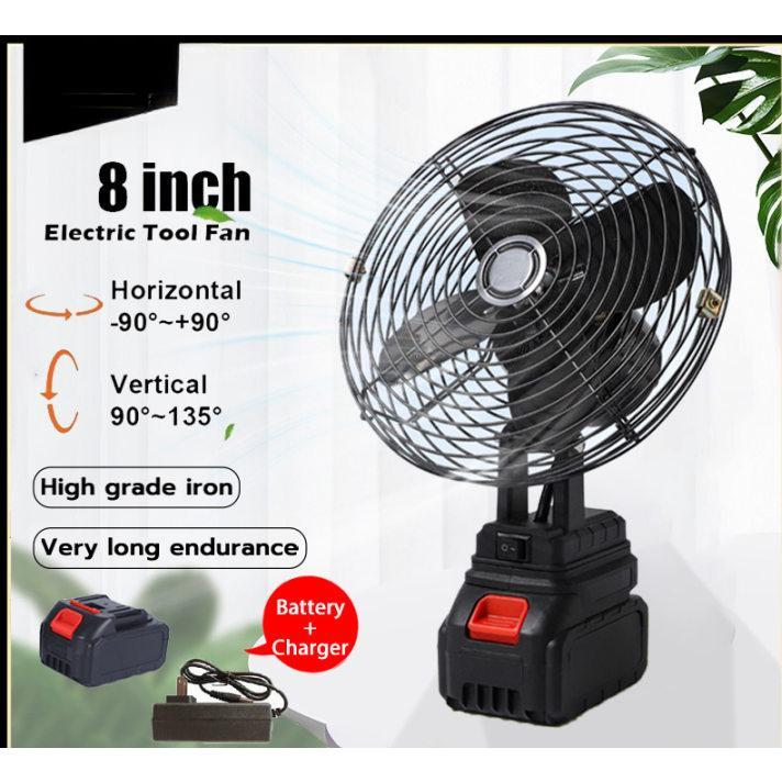 [hot]21V Lithium Battery Rechargeable Fan Kipas Angin Portable - TikTok ...