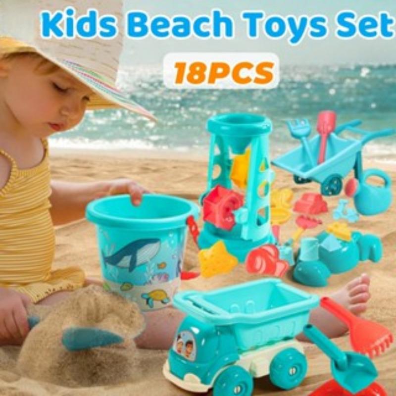 Set Mainan Pantai, 18Pcs, Untuk Kanak-kanak, Mainan Luar Musim - TikTok ...