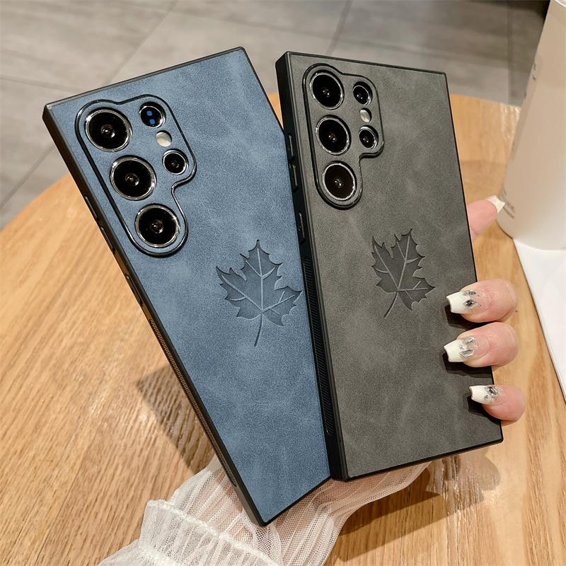 Sarung Corak Daun Maple, Kulit Mewah, Untuk Samsung S24, S22 - TikTok ...