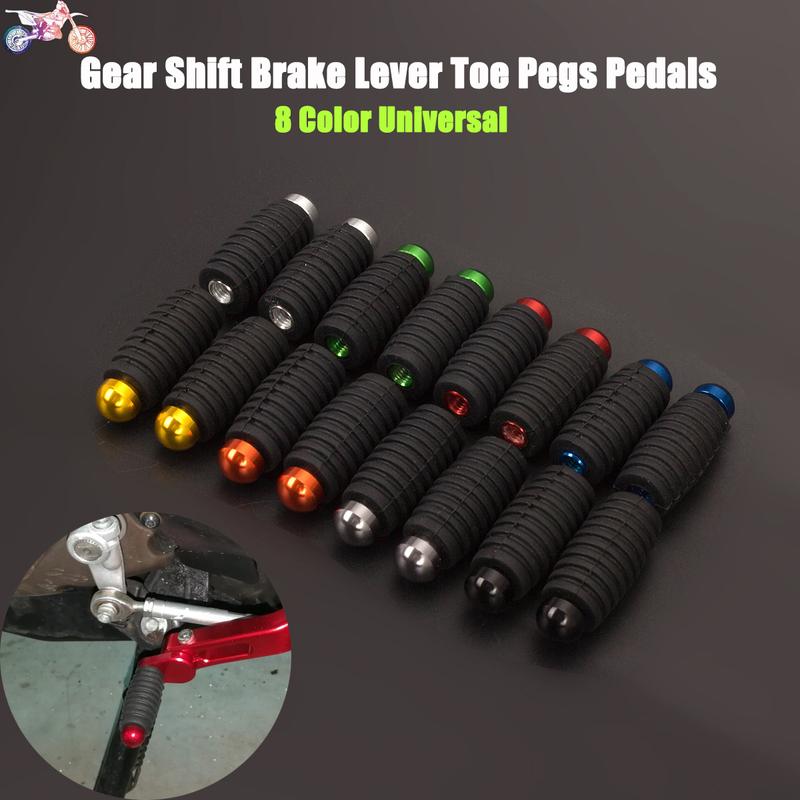 Motorcycle Universal Gear Shift Brake Lever Toe Pegs Toepegs - TikTok ...