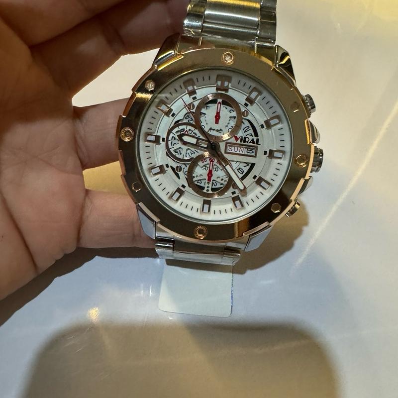 JAM TANGAN PUTIH ROSEGOLD MEWAH KEREN - Shop | Tokopedia