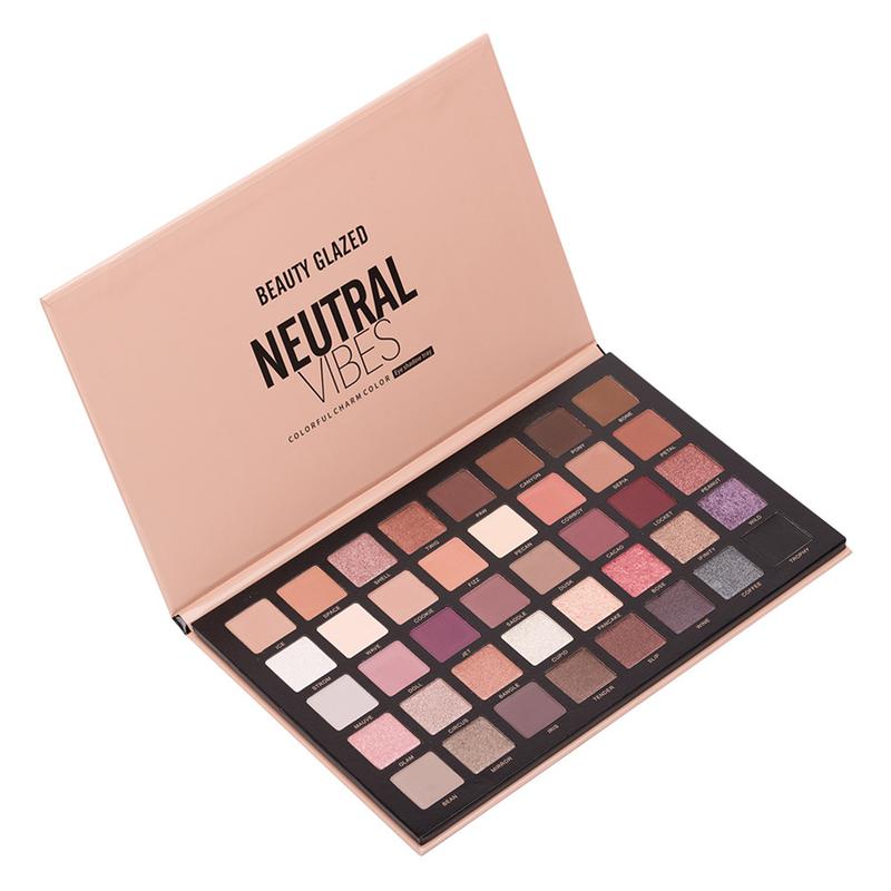 Beauty Glazed 40 Shade Matte and Shimmer Earth Tones Eyeshadow - TikTok ...