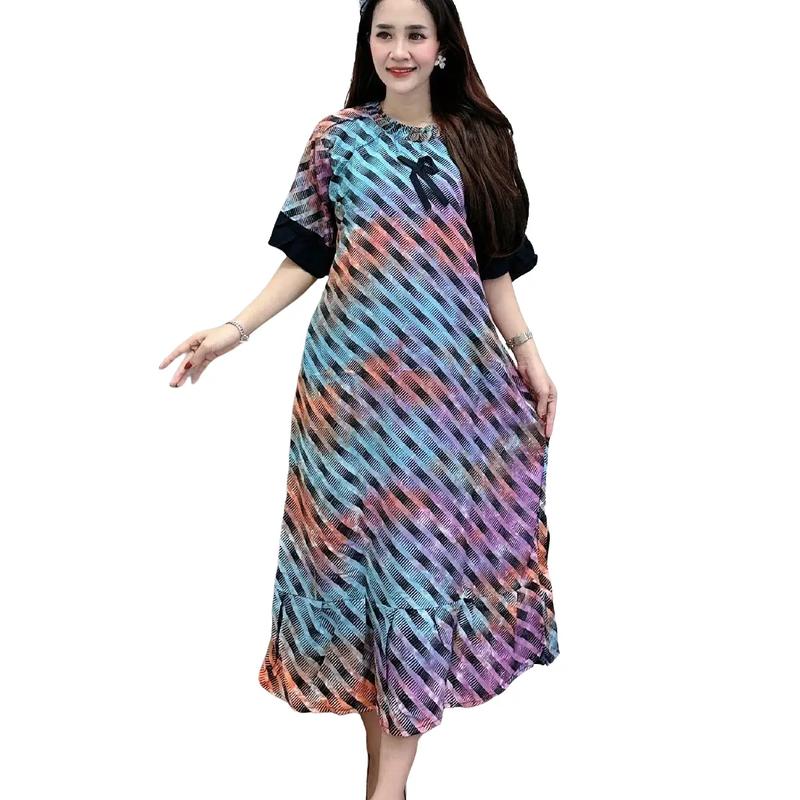 Daster Karet Rainbow Rayon premium daster pelangi arabian daster - Shop ...