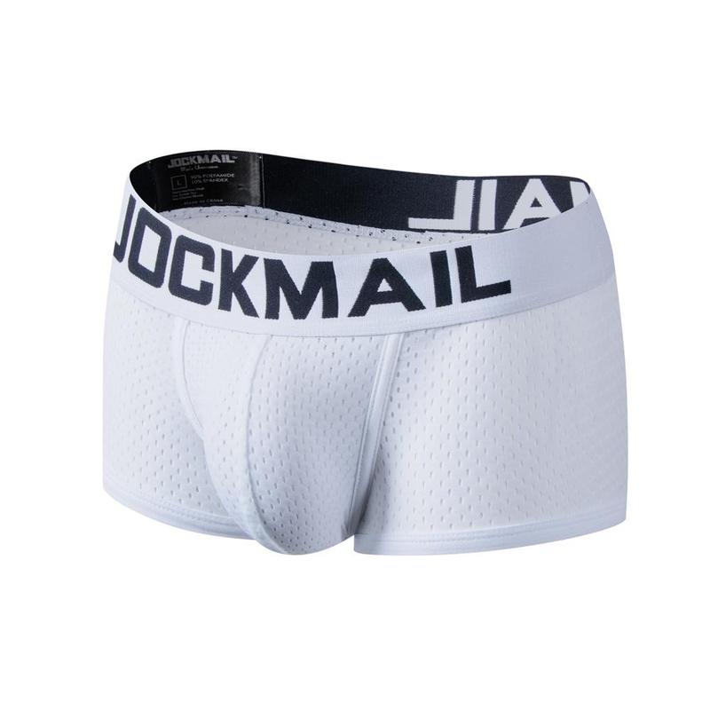 JOCKMAIL Men's Boxer Shorts Mesh Breathable Comfortable Underwear ...