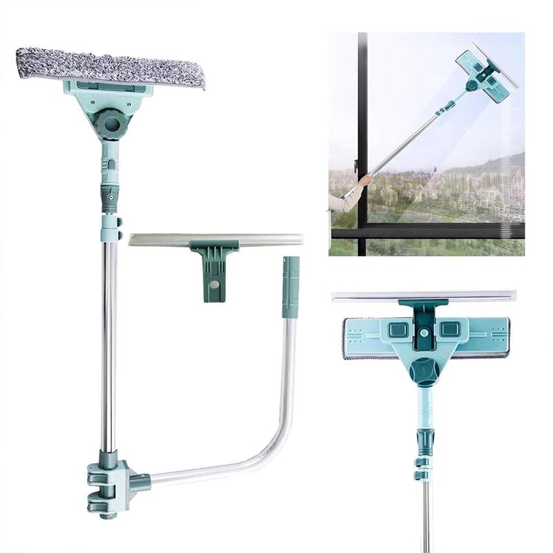 Window Cleaning Squeegee Home Glass Scrubber with U Bracket And ...