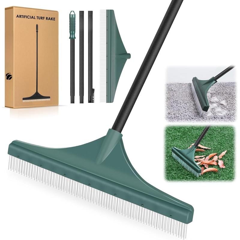 Artificial Turf Rake, Artificial Grass Rake with 3 Sections 54.72 ...