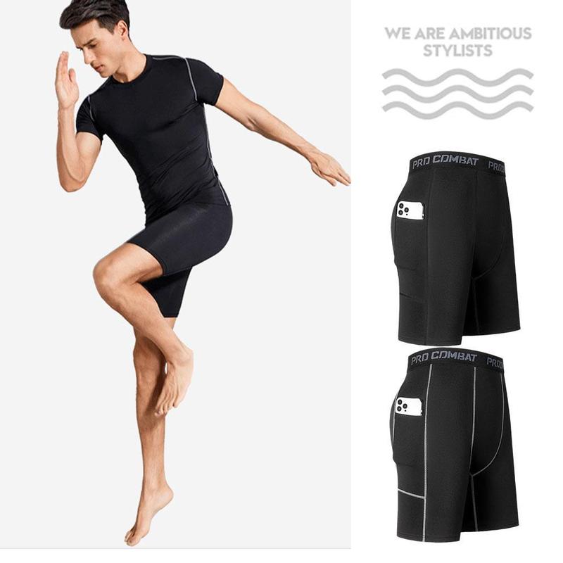Men`s Compression Short Pants Basketball Legging Pro Supporter - TikTok ...