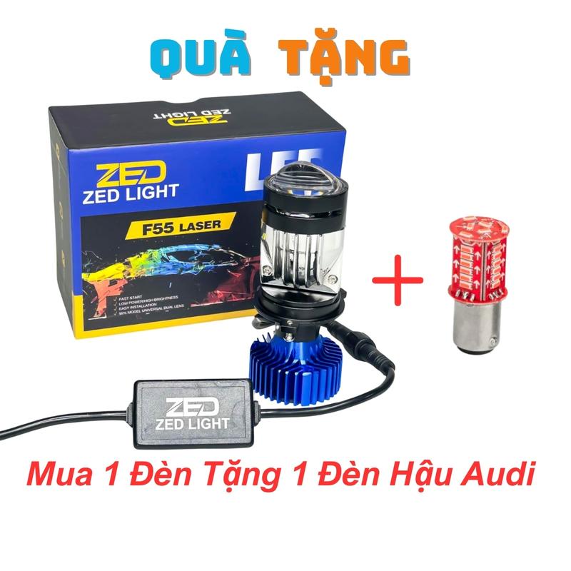 (Tặng Hậu Audi VIP) Đèn Pha LED Bi Cầu F55 LASER ZED LIGHT - - TikTok ...