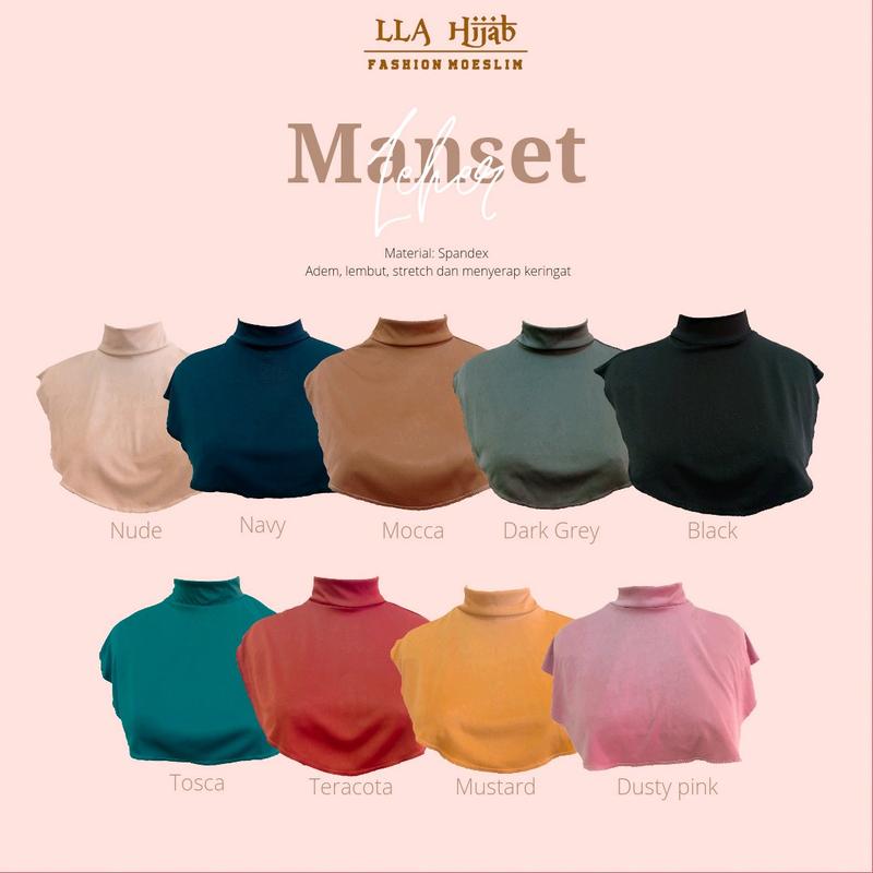 LLA HIJAB - Manset leher / inner leher/inner dada / daleman leher ...
