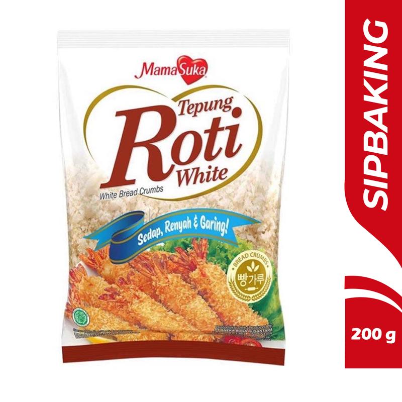 Mamasuka Tepung Roti Putih 200gr white bread crumbs - Shop | Tokopedia