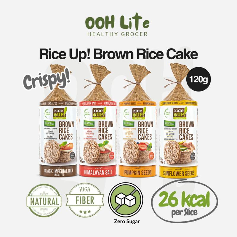 RiceUp! Brown Rice Cakes 120g ( Black Imperial Rice, Pumpkin - TikTok ...