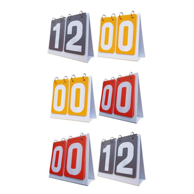 2x Multi Sports Scoreboards 2 digits Tabletop Score Flippers - TikTok ...