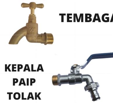 KEPALA PIPE TEMBAGA/ KEPALA PAIP TEMBAGA TOLAK WASHING - TikTok Shop ...