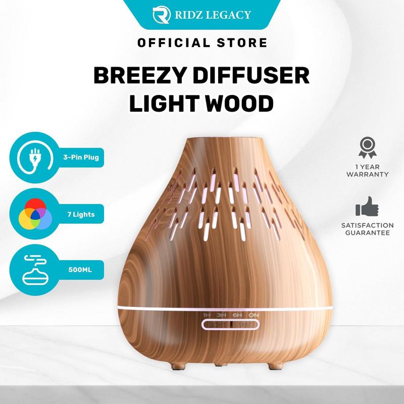 Ridz Breezy Diffuser Light Wood 500ML Home Fragrance Oil Floral ...