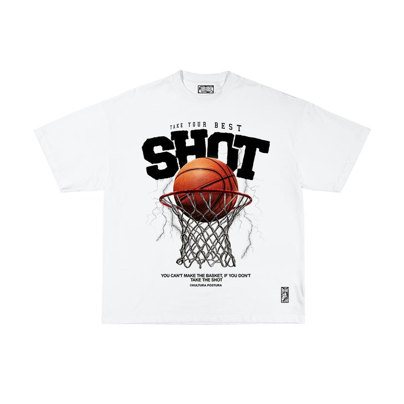 KTRPTR. BEST SHOT Men T-Shirt (Black and White) Crewneck Casual ...